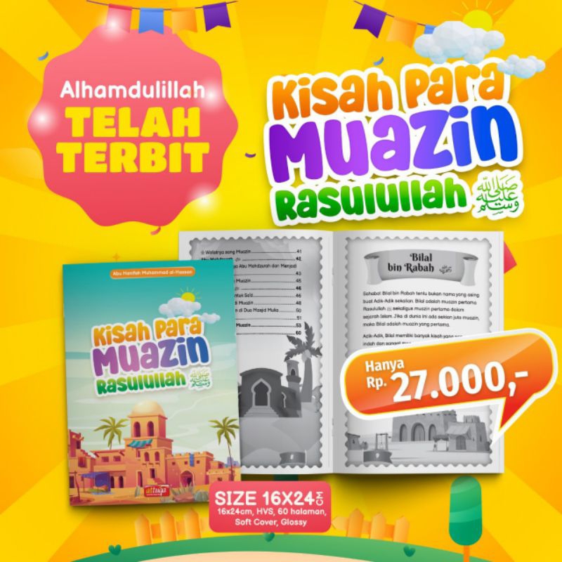 Jual Kisah Para Muadzin Rasulullah Muazin Nabi: Bilal, Ibnu Ummi Maktum ...