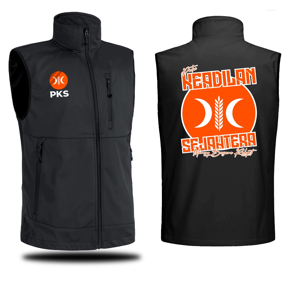 Jual Rompi Partai PKS Parasut Semi WF Bisa Custom Caleg DLL | Shopee ...