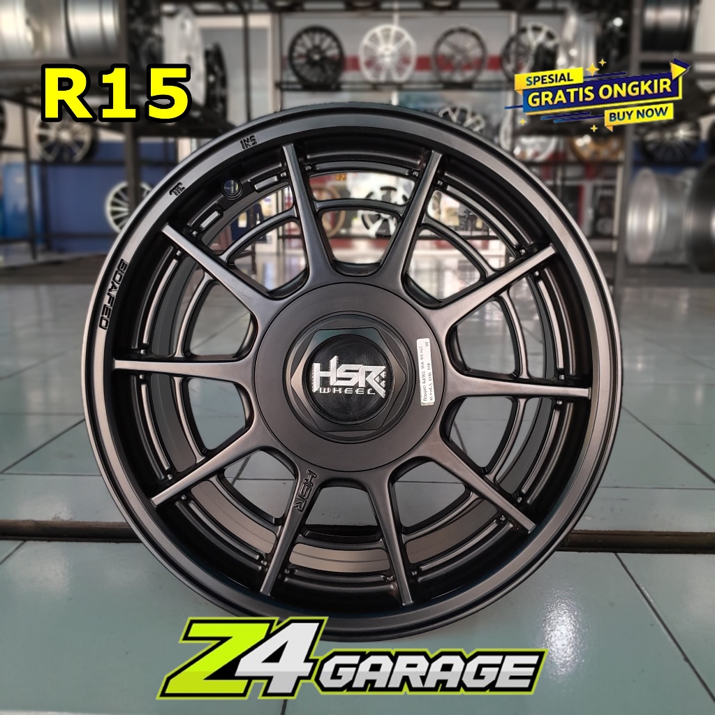 Jual Velg mobil laba laba ring 15 HSR Boafeo R15 5x114,3 buat mobil ...
