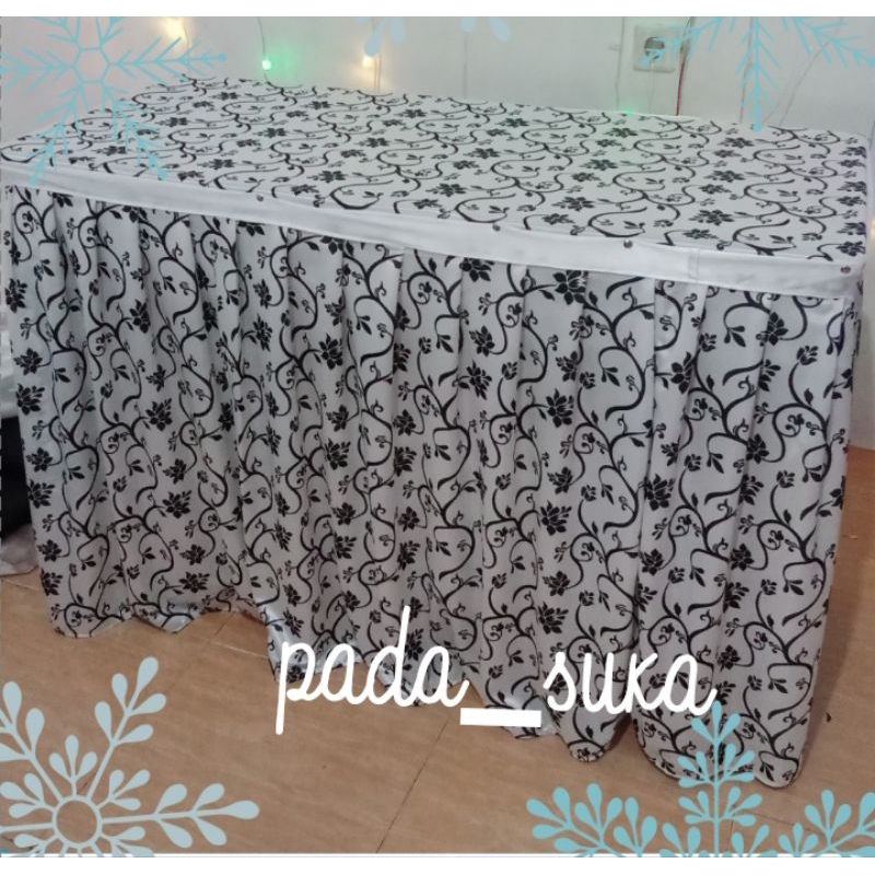 Jual cover meja batik / SKRITING meja prasmanan corak batik | Shopee ...
