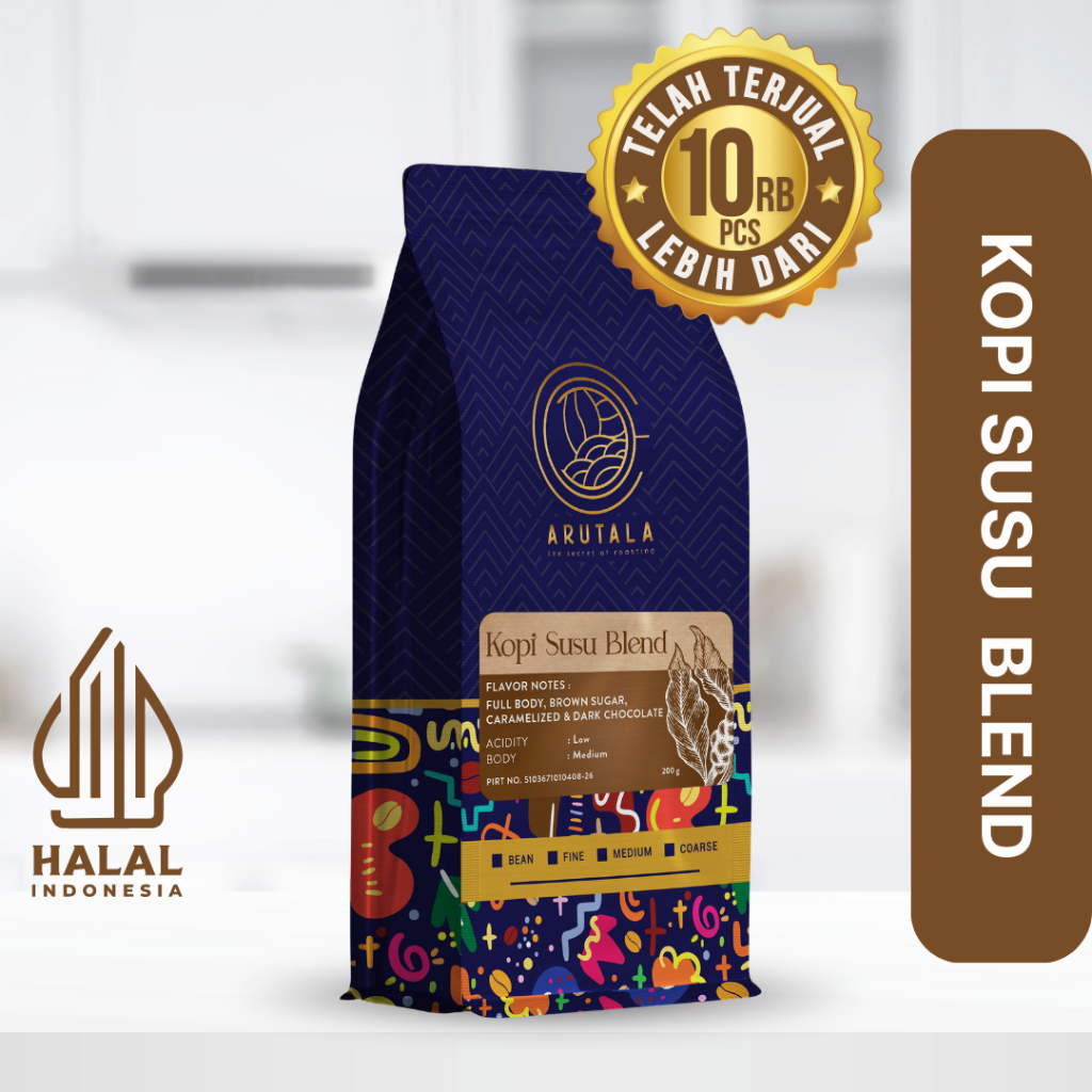 Jual ARUTALA Blend Coffee for kekinian kopi susu 200 gram | Shopee ...