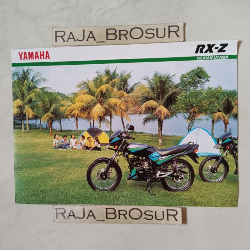 Jual Poster brosur katalog leaflet jadul lawas Yamaha RXZ/RX Z 135 6speed 2tak 1995 | Shopee ...