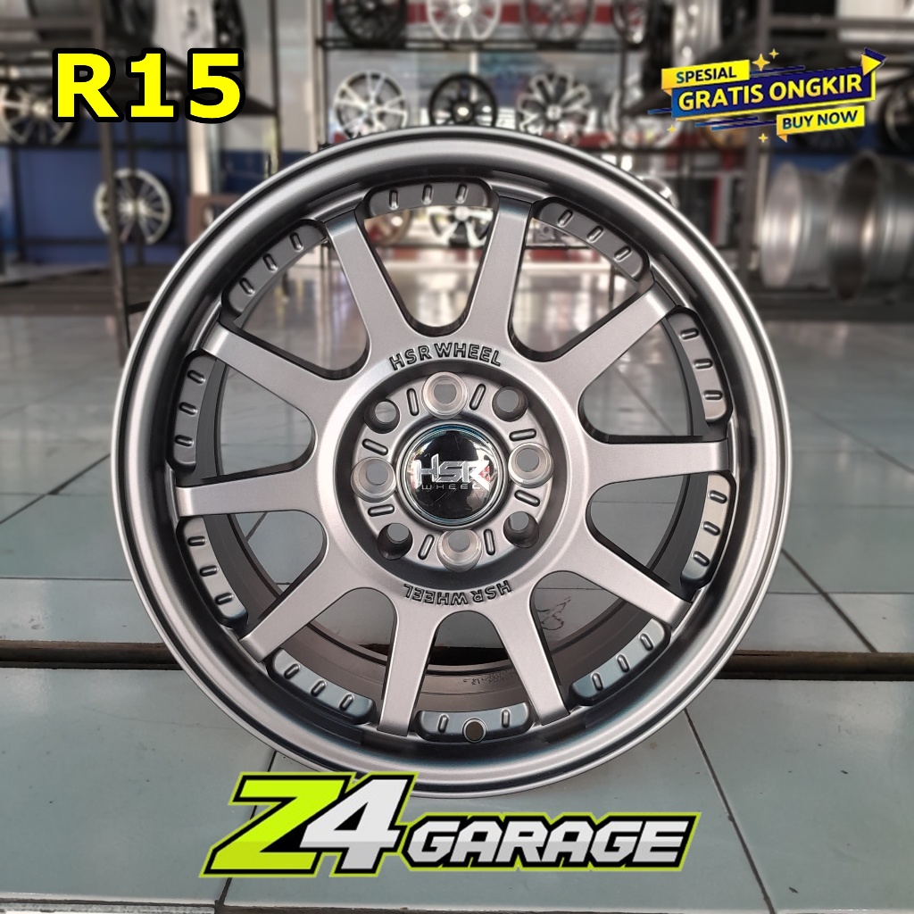 Jual Velg Mobil Sigra Ring 15 HSR Gymkana R15 buat Mobil Avanza Xenia Datsun Vios Brio Ignis ...