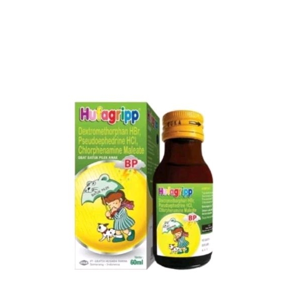 Jual HUFAGRIP HIJAU BP ( BATUK PILEK) 60 ML | Shopee Indonesia