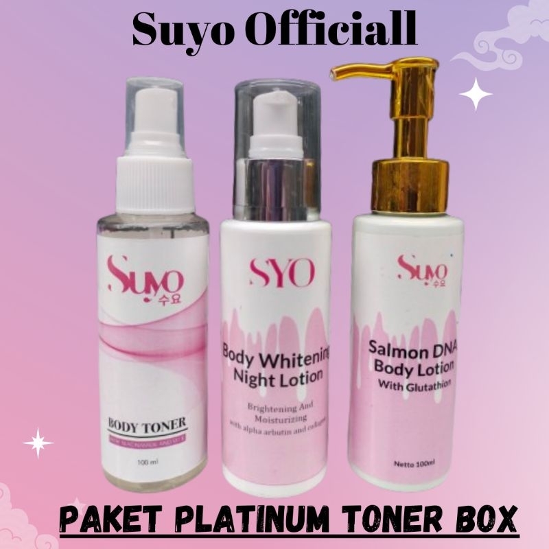 Jual Paket Platinum By SUYO ( Nigth + Day + Toner ) | Shopee Indonesia