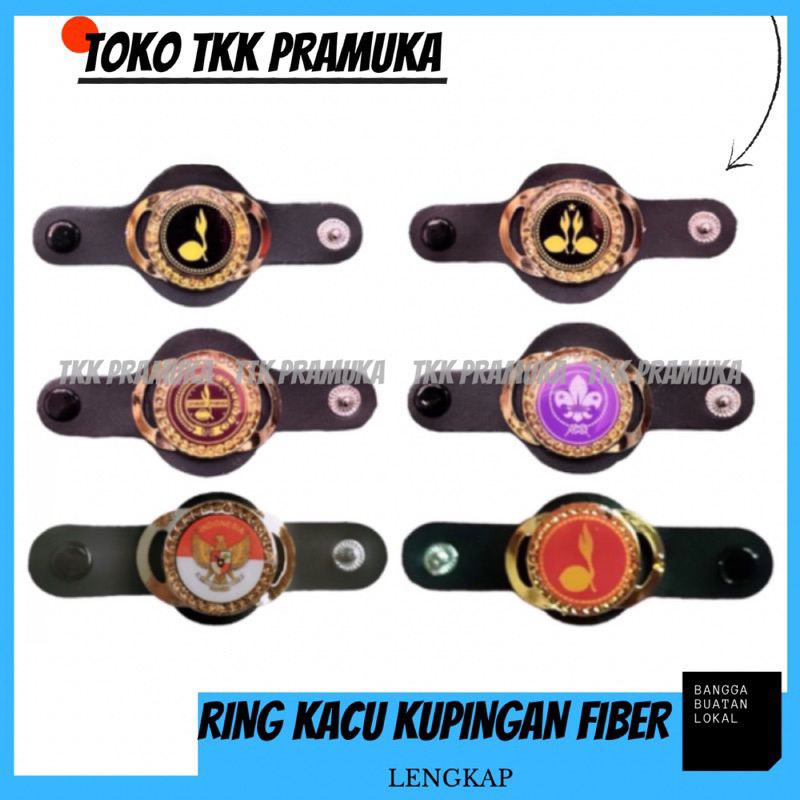 Jual Ring hasduk kupingan kalep / Ring kacu pramuka lengkap | Shopee ...