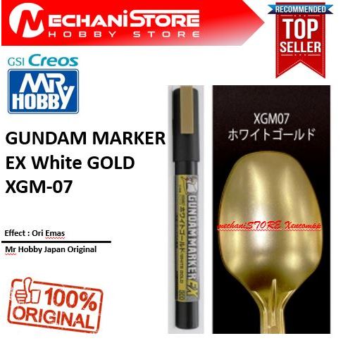 Jual Gundam Marker EX White Gold XGM07 Mr Hobby mokit XGM 07 XGM-07 ...
