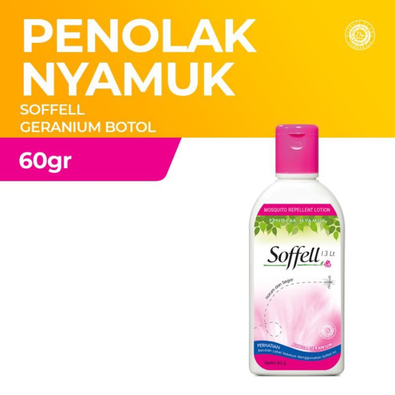 Jual Soffell Botol Geranium 60 gr/Soffell Jeruk 60gr | Shopee Indonesia