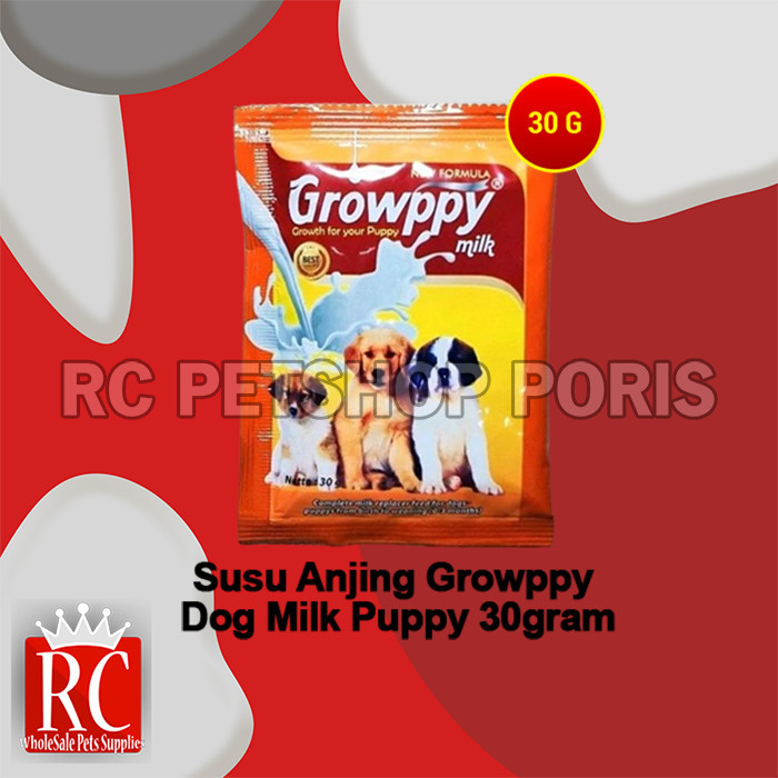 Jual Susu anak anjing puppy milk GROWPPY Dog Milk Puppy 30 gr anakan sachet | Shopee Indonesia