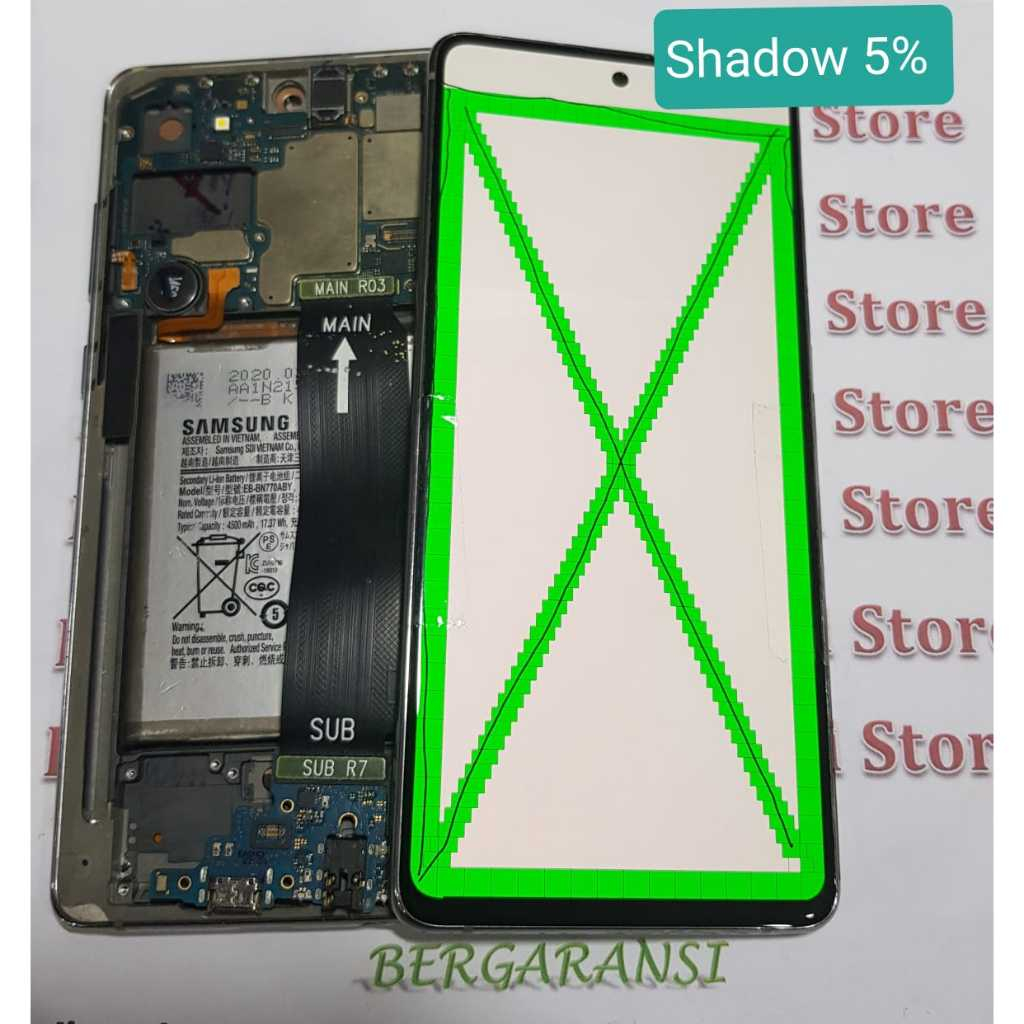 Jual Lcd Samsung Galaxy Note 10 Lite N770 Original Copotan Minus ...