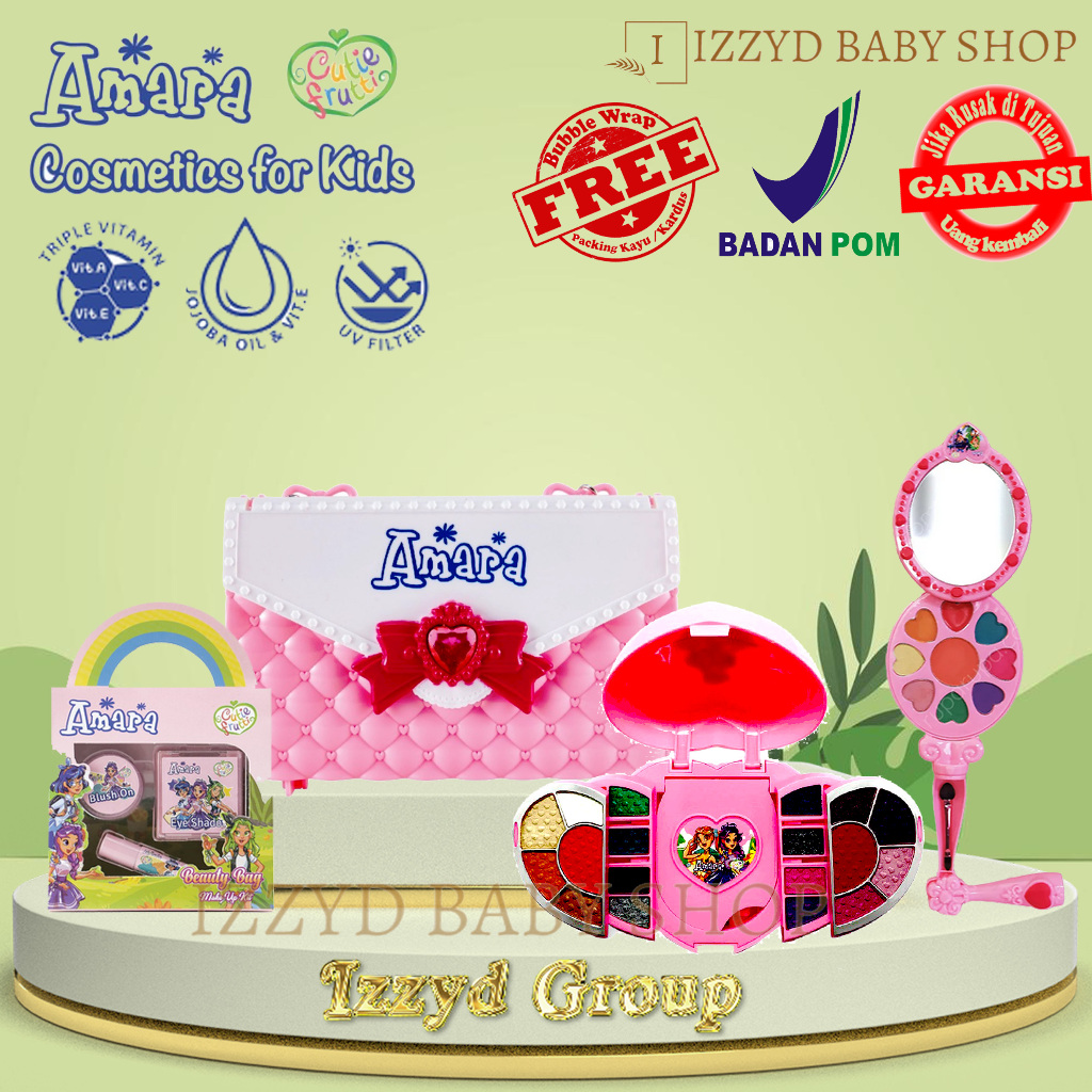 Jual Amara Beauty Bag Make Up Kit Fantasy Miror Princess Bag Hadiah ...