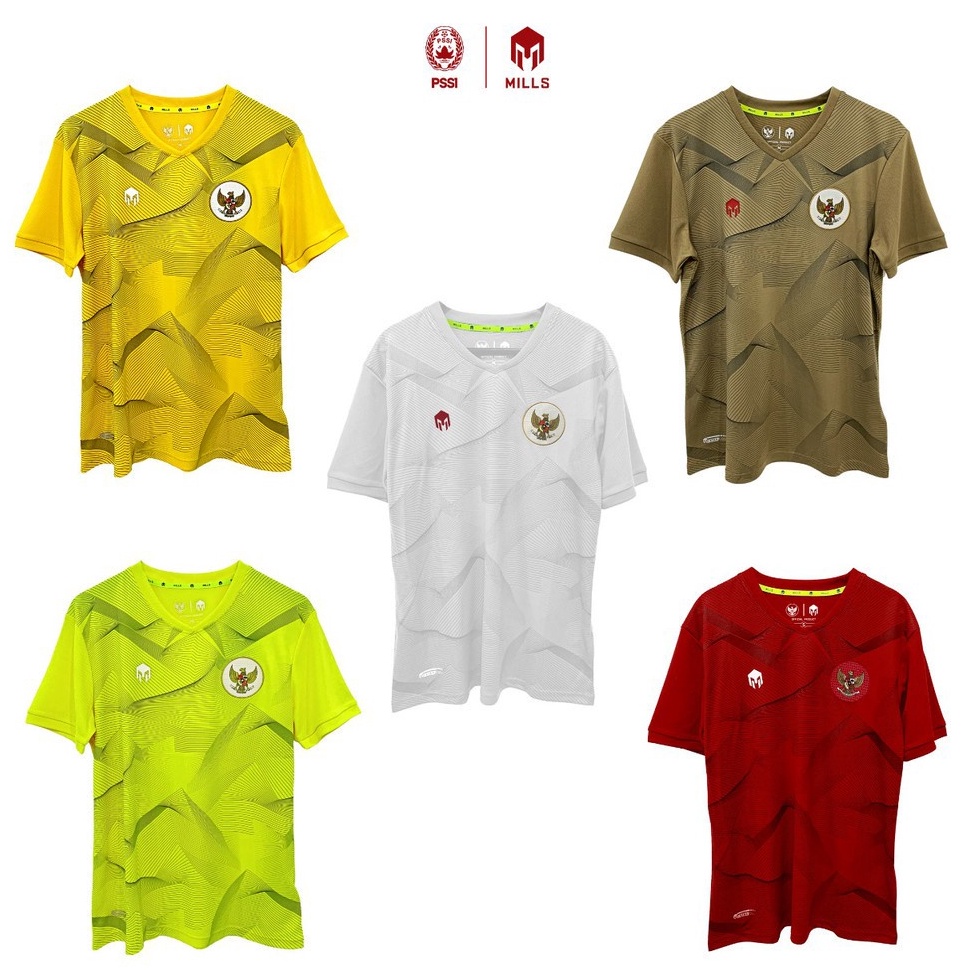 Jual MILLS Timnas Baju Latihan Garuda Training Jersey Code 113GR Red ...