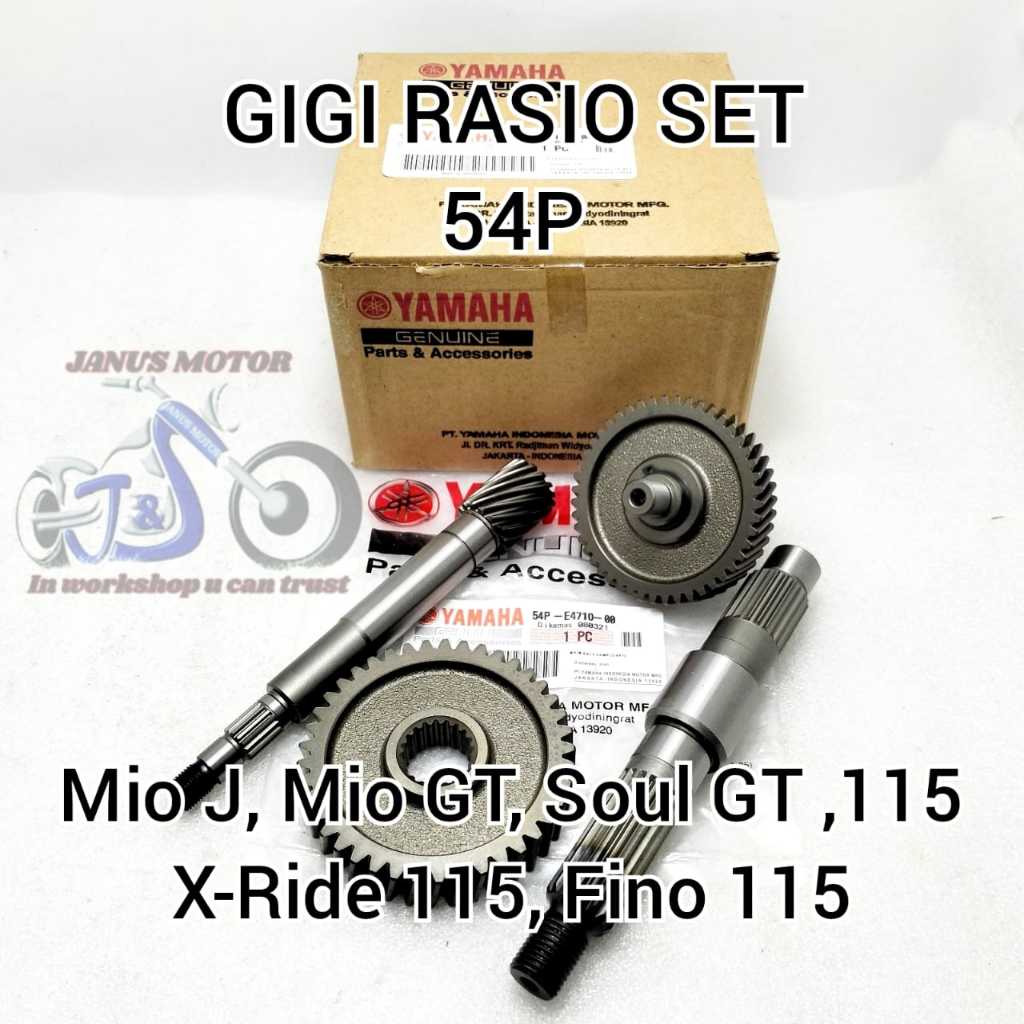 Jual Gigi rasio set Yamaha Mio J GT Soul Fino Xride 115 115 injeksi ...