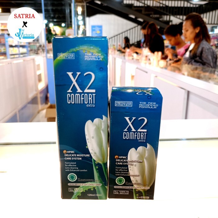 Jual Cairan Softlens X2 Comfort Extra 60ml Dan 120ml / Air Softlens ...