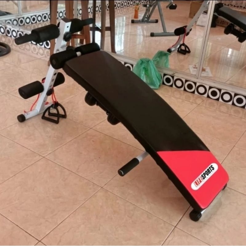 Jual ALAT FITNESS SIT UP BENCH LIFE SPORT | Shopee Indonesia