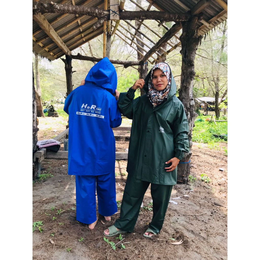 Jual jas hujan ORIGINAL Anti rembes bhn PVC 0.25 halus dan elastis | Shopee Indonesia