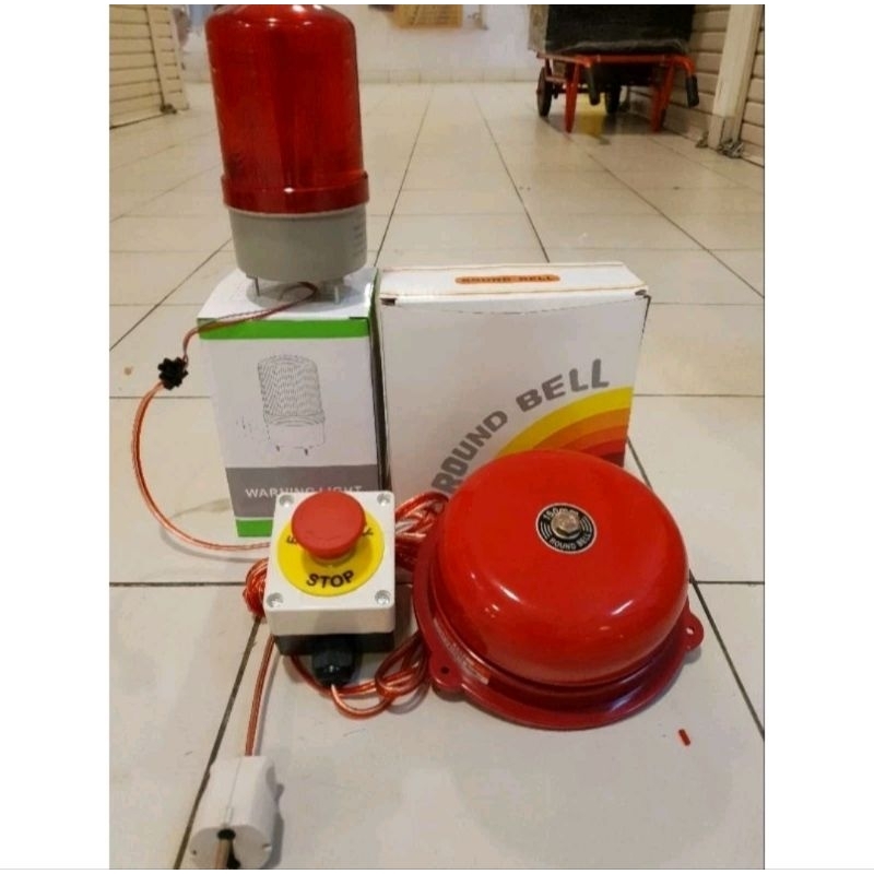 Jual Sirene Peringatan Darurat/Round Bell Besar Besar 6 inch Siap pakai ...