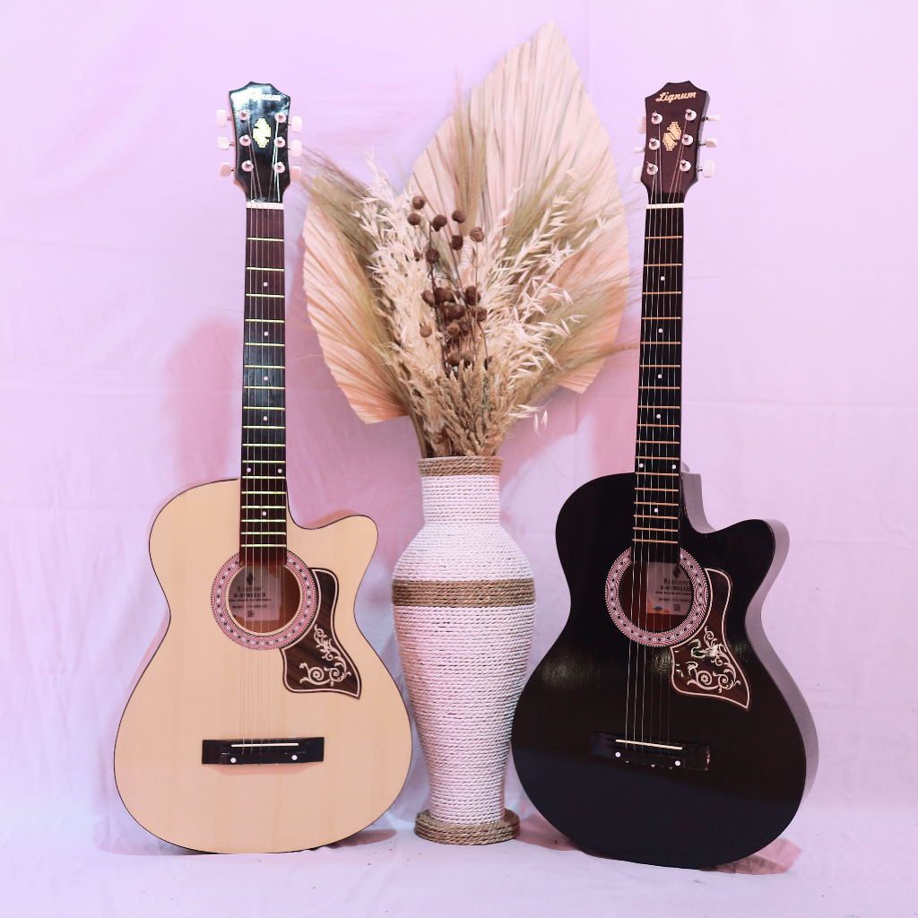 Jual gitar akustik Yamaha,(,Gratis peking Kayu,) | Shopee Indonesia