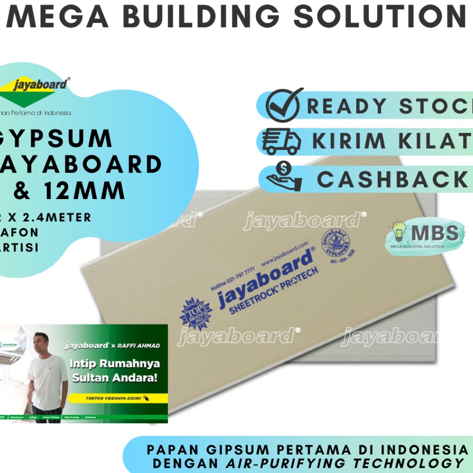 Jual Promo Spesial Hemat 3 untuk Setiap Pembelian Gypsum Jayaboard ...