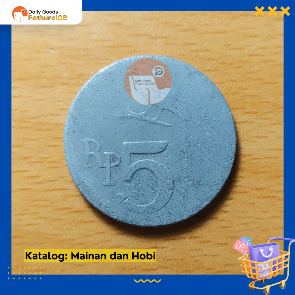 Jual Uang Koin Kuno Rp 5 Emisi Tahun 1970 (Seri 1) | Shopee Indonesia