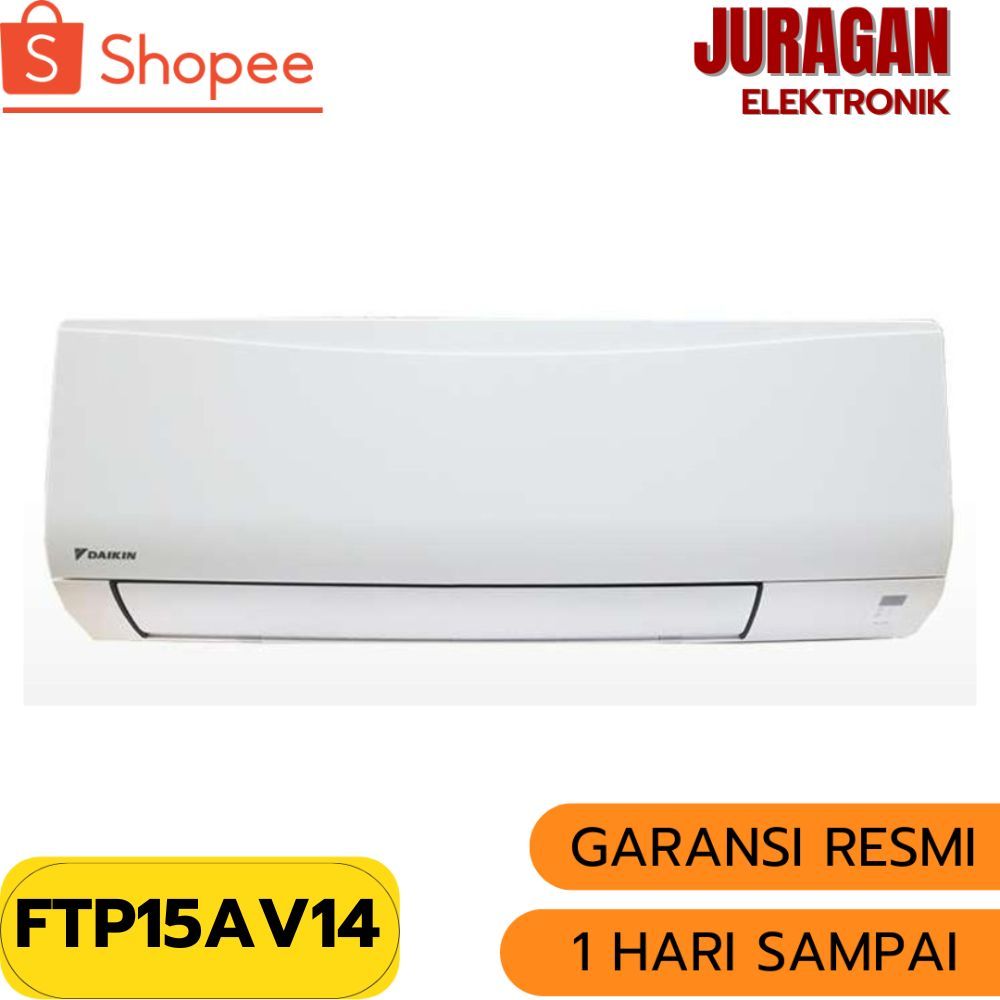 Jual AC DAIKIN FTP15AV14 SPLIT 1/2 PK BREEZE STANDARD | Shopee Indonesia