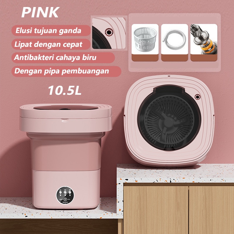 Jual Mesin Cuci Mini Portable 105l Folding Mesin Cuci Sterilisasi Cahaya Biru Folding Washing
