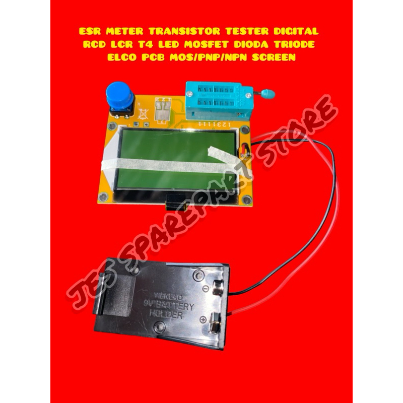 Jual ESR METER TRANSISTOR TESTER DIGITAL RCD LCR T4 LED MOSFET DIODA ...