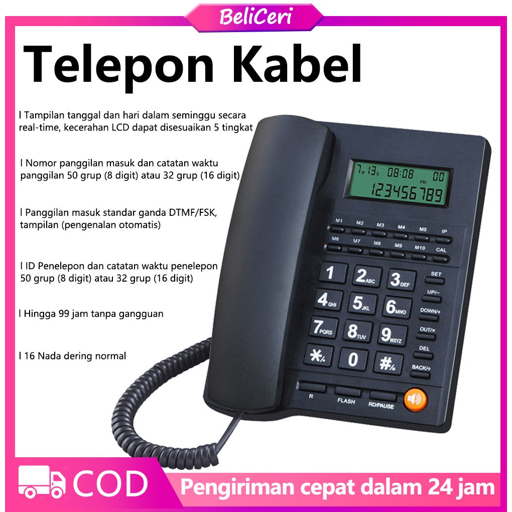 Jual TELEPON RUMAH DAN KANTOR ALC-L019 SECOND / PESAWAT TELEPON RUMAH ...