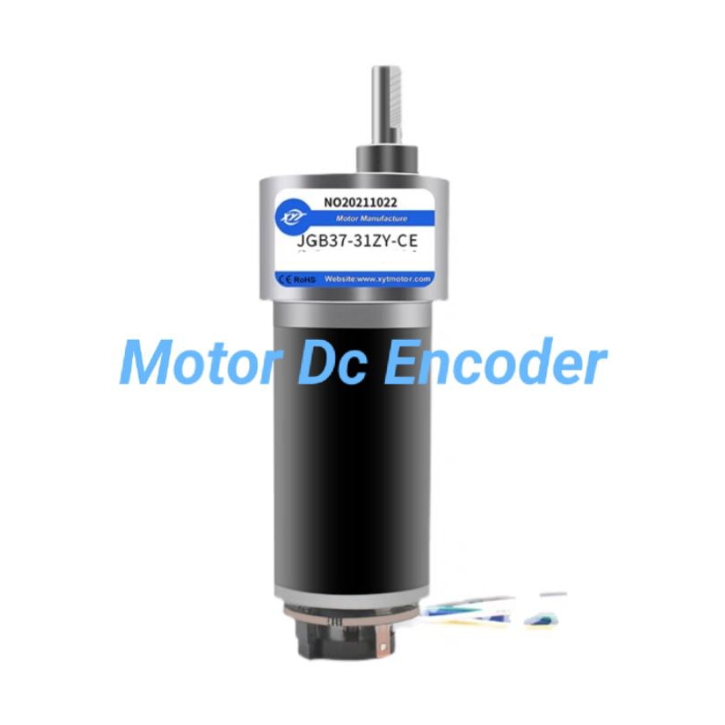 Jual MOTOR DC ENCODER Torsi Besar JGB37-31ZY Encoder Motor Dc 12V ...