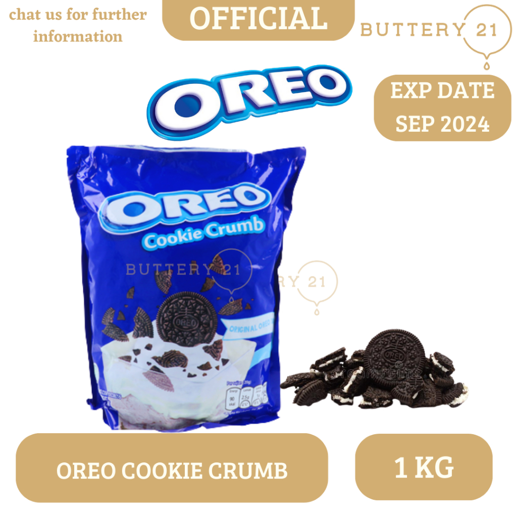 Jual OREO CRUMBS 1 KG/ OREO 1 KG/REMAHAN OREO/OREO HANCUR0 | Shopee ...