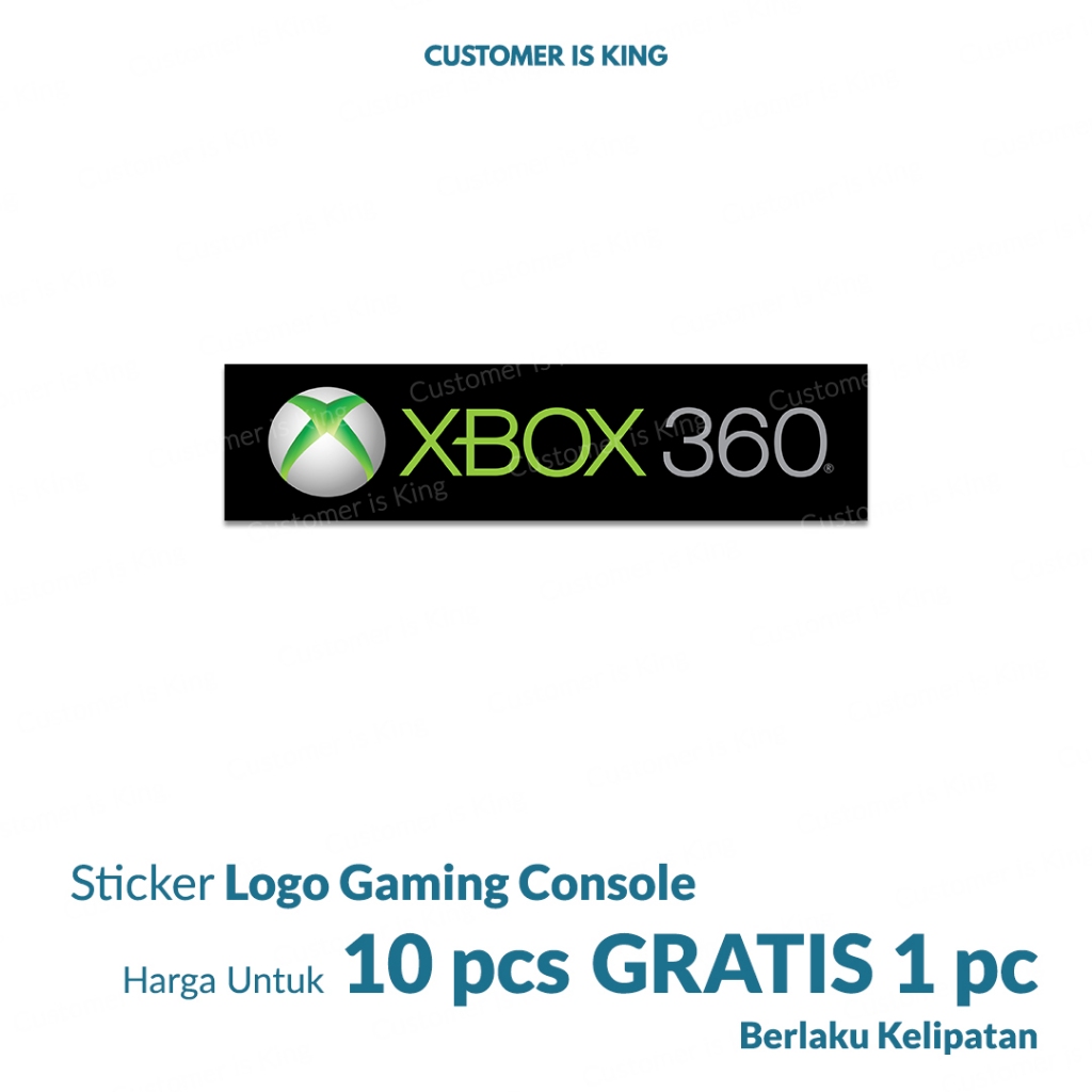 Jual Stiker Sticker XBOX 360 XBOX360 Logo | (BELI 10 GRATIS 1) | Shopee ...