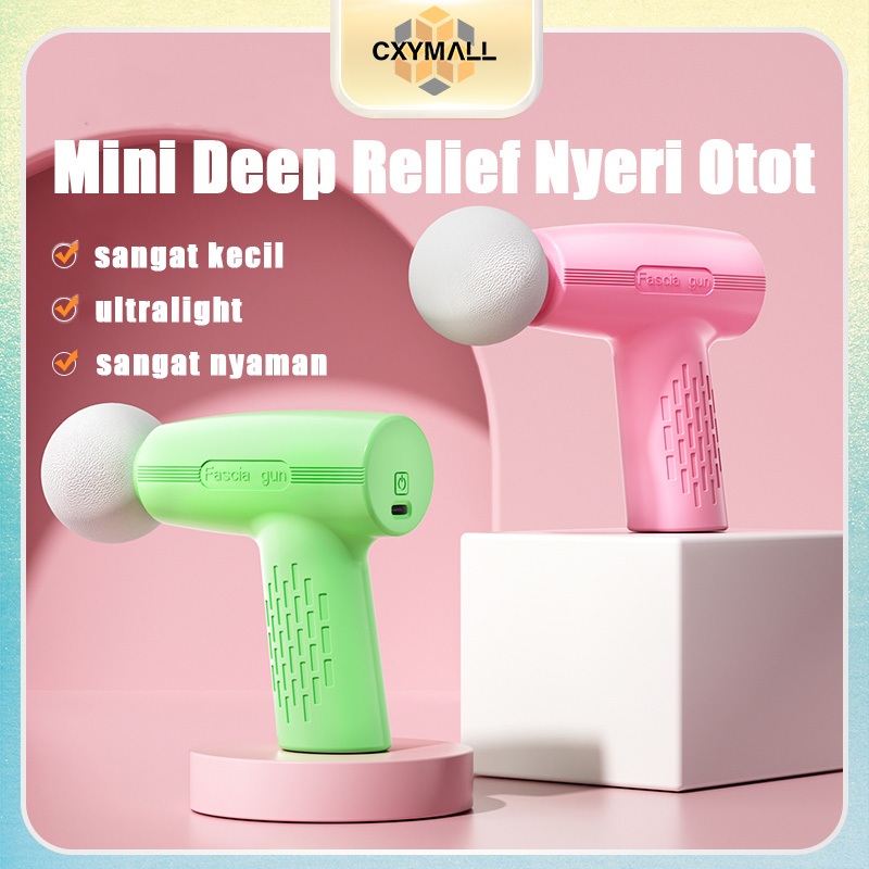 Jual CXY Mall Mini Fascial Gun Massage /Alat Terapi Otot /Gun Alat ...