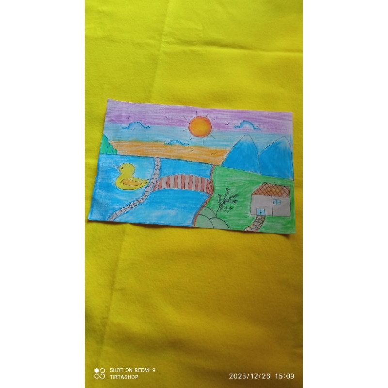 Jual KREASI HASIL LUKISAN KRAYON | Shopee Indonesia