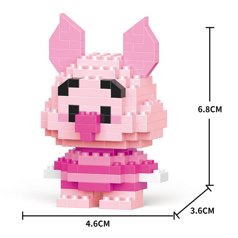 Jual Nano Block Model Karakter Mainan Balok Edukasi Anak DIY Bricks ...