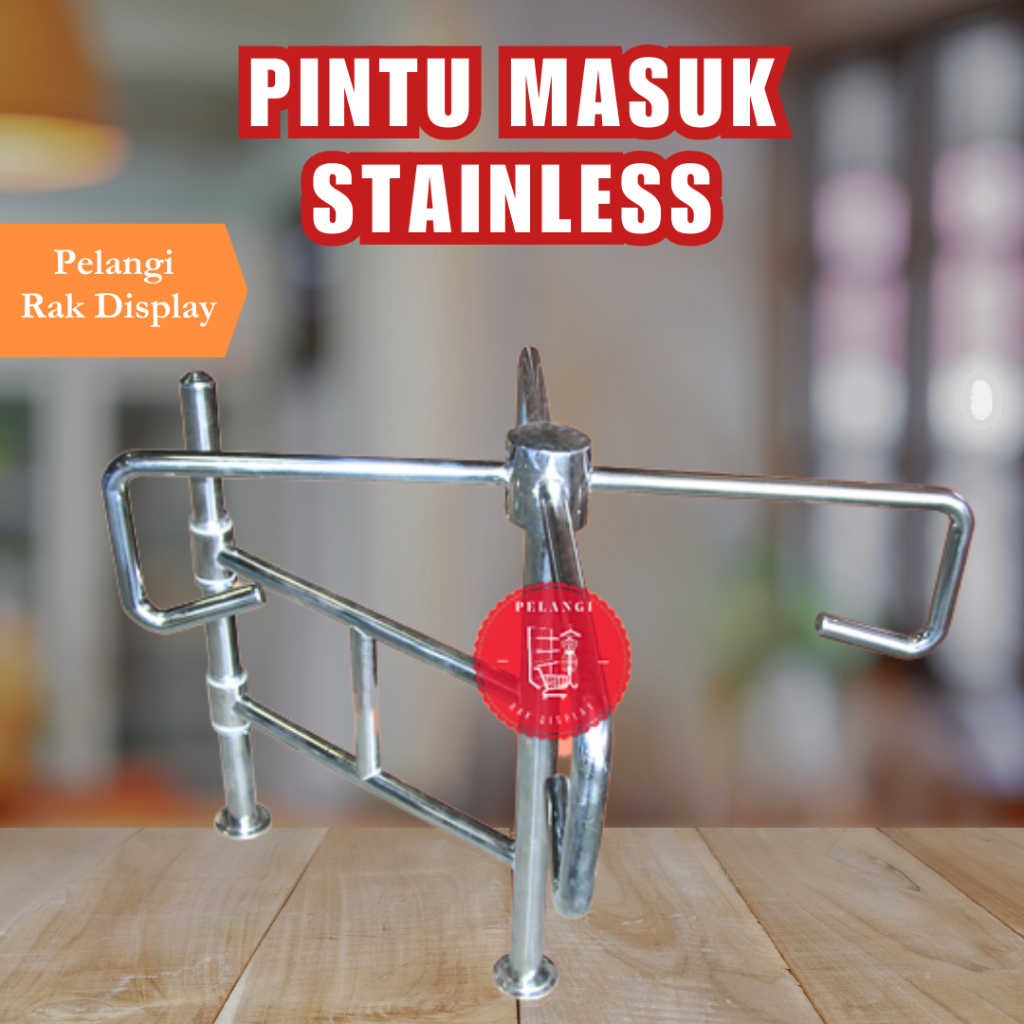 Jual PINTU MASUK / PINTU PUTAR / PINTU DORONG STAINLESS | Shopee Indonesia