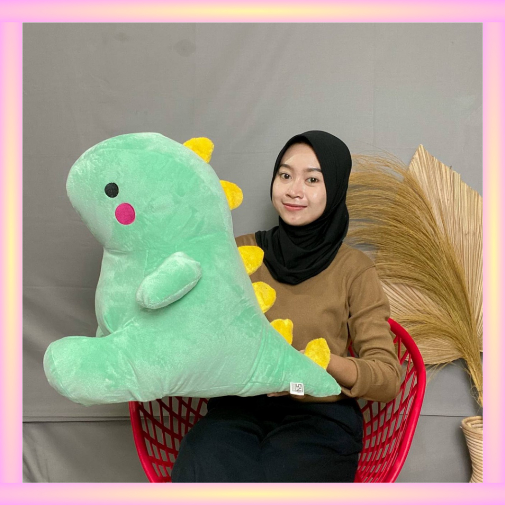 Jual Boneka Dinosaurus XL Gemoy Bahan Soft yelvo/ Boneka Tirex ...