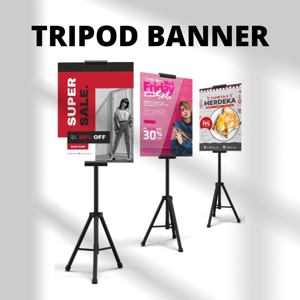 Jual TRIPOD BANNER / FOAM BOARD CUSTOM / KAKI TRIPOD BANNER | SUN ...