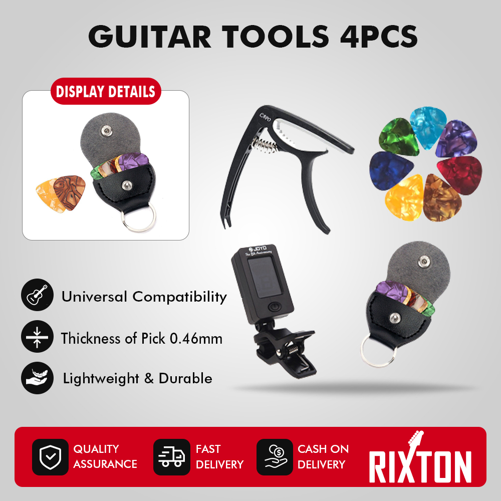 Jual RIXTON Guitar Tools Changing Pick Capo Winder & Cutter Tuner ...