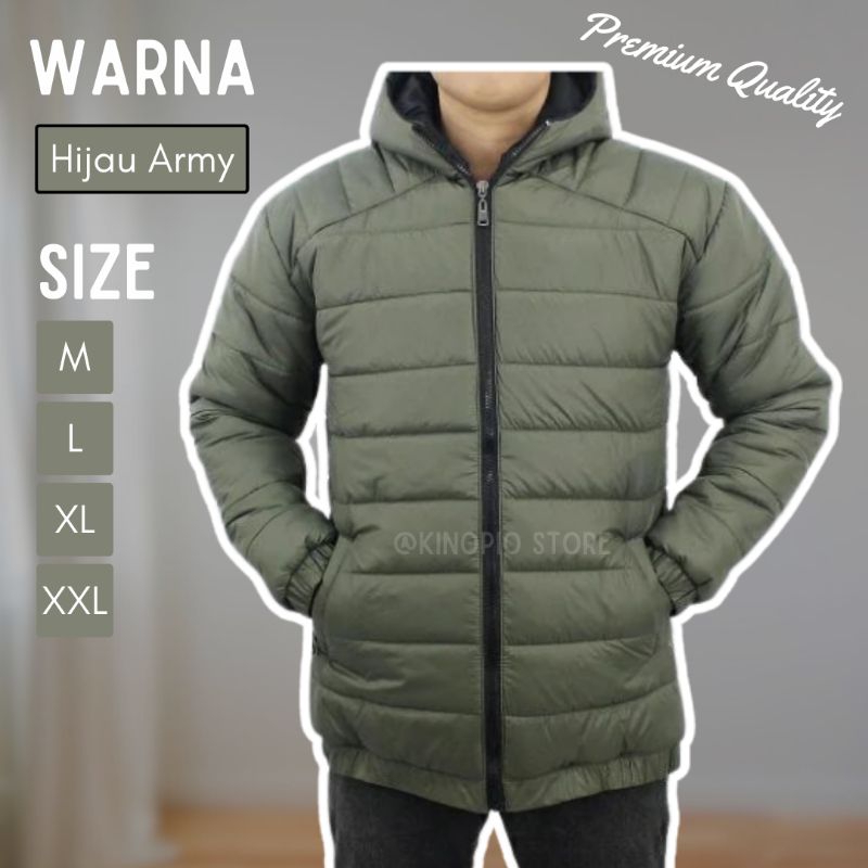 Jual JAKET PUFFER OUTDOOR PRIA TEBAL - JAKET PARASUT - JAKET GELEMBUNG - JAKET TOURING - JAKET ...