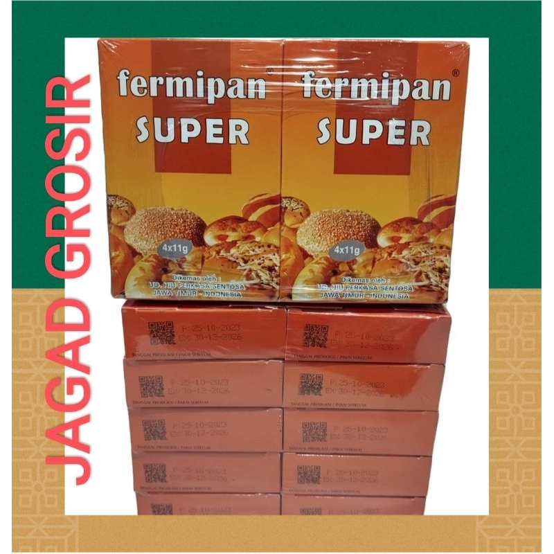Jual Ragi Fermipan Super Ragi Instan Kering 1 Pack Isi 4 sachet (4 X ...