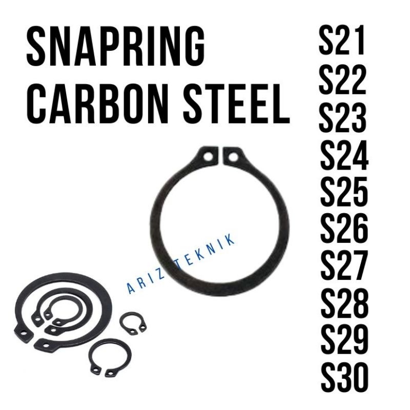 Jual Snap Ring Circlip Klip Pengunci External Retaining Type S Tersedia S21 S22 S23 S24 S25 S26 ...