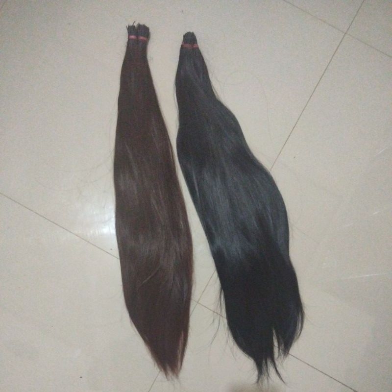 Jual (COD) rambut sambung/hair ekstension, ukuran panjang 60cm- 65cm ...