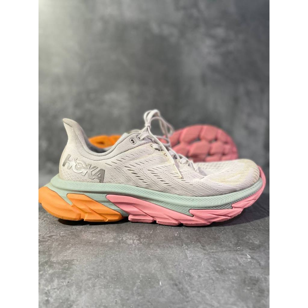 Jual Hoka One-One Clifton Edge Running Shoes Original (SECOND) | Shopee ...