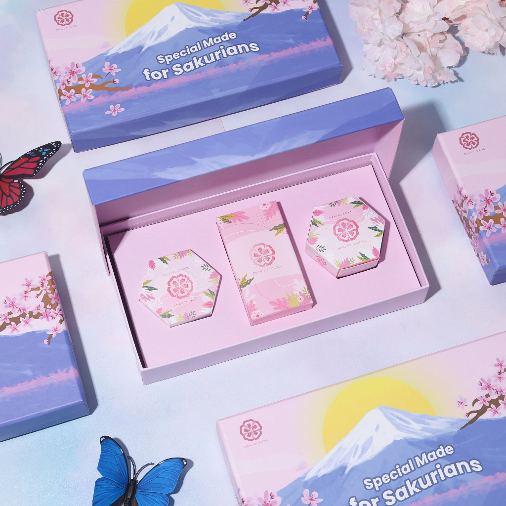 Jual Diamond Sakura Beauty Package - Hampers Wanita Sabun Brightening ...