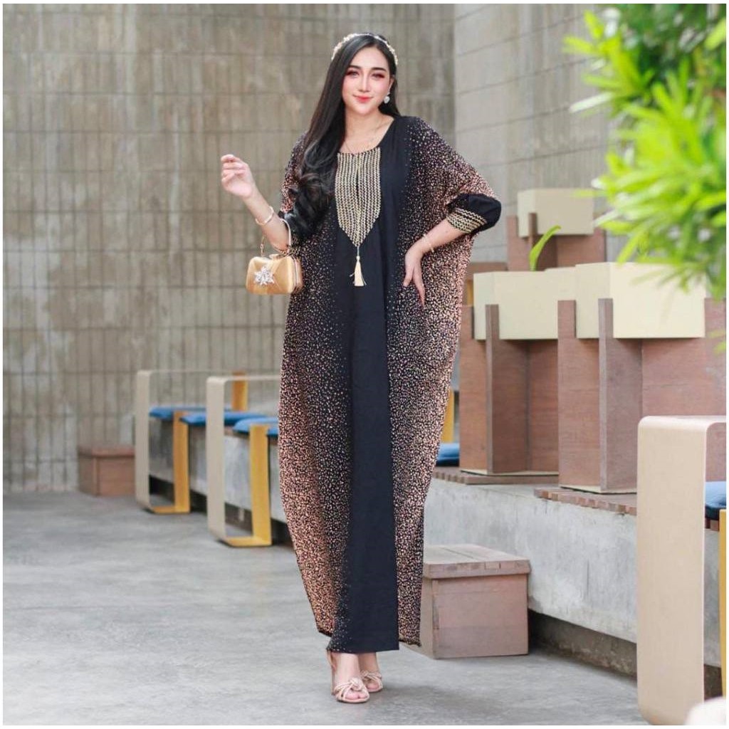 Jual Kaftan Batik - Kaftan Wanita Sultan Renda Jumbo Maksi Motif Batik ...