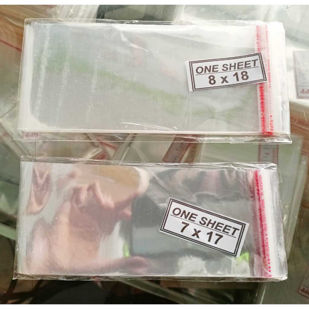 Jual Plastik One Sheet / Plastik Gulung / Plastik OPP Selembar 7x18 dan ...