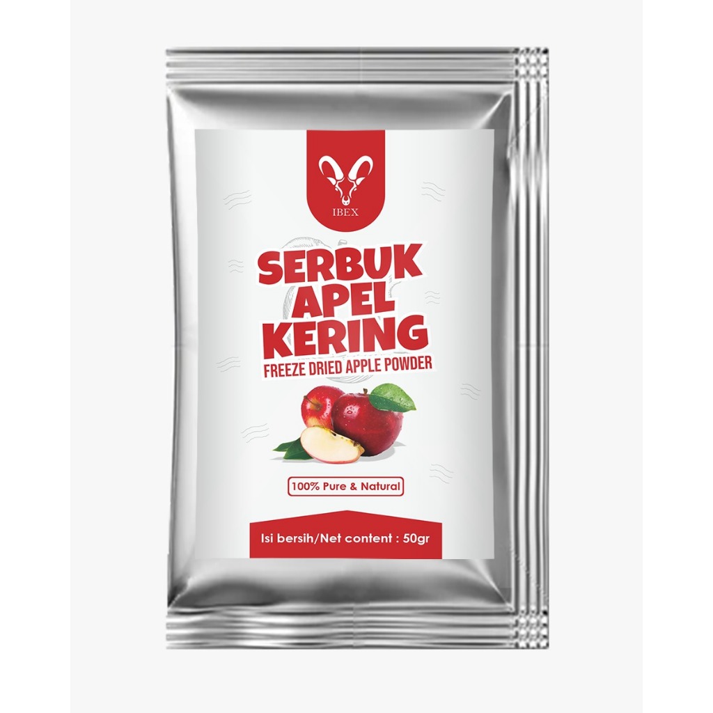 Jual IBEX Freeze Dried Apple Powder/Serbuk Makanan dan Minuman/Serbuk ...