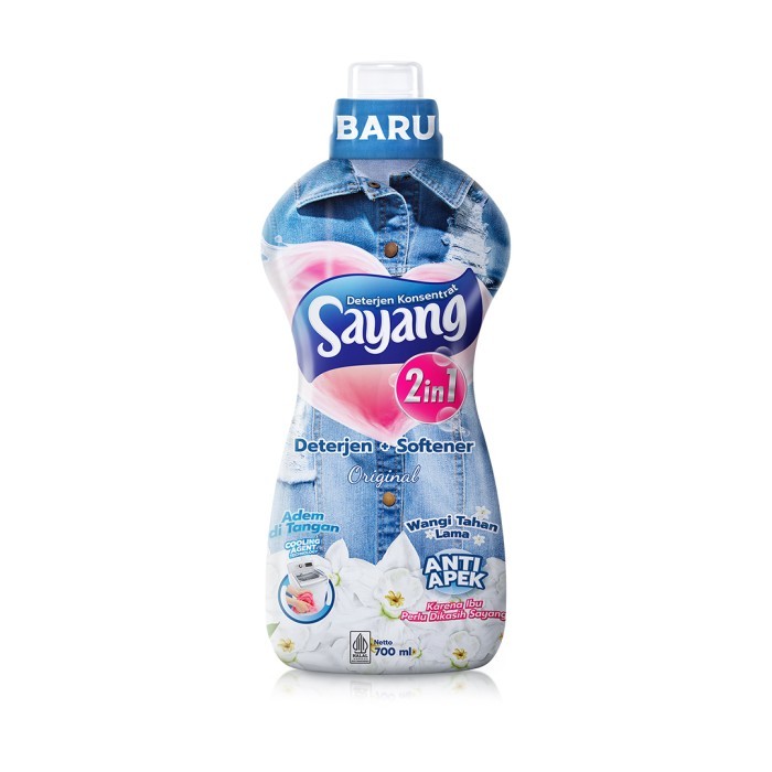 Jual Sayang Deterjen Cair + Softener 2in1 700mL Botol | Shopee Indonesia