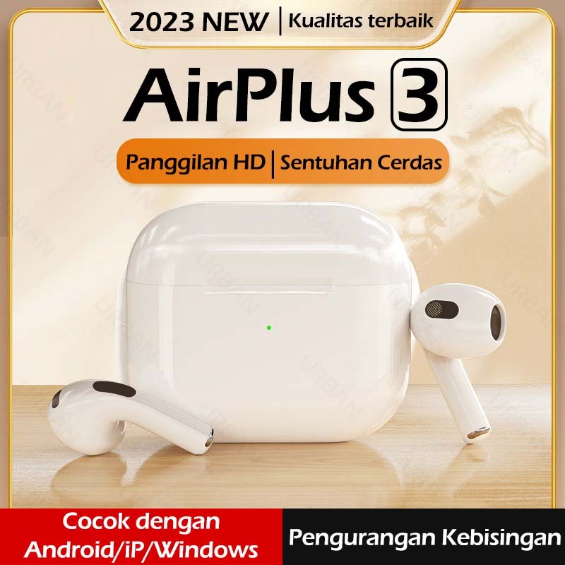 Jual AirPlus3 TWS Headset Bluetooth HiFi Stereo Waterproof Wireless ...