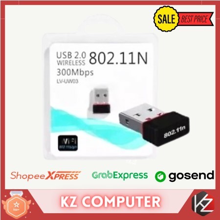 Jual Usb Wifi RECEIVER Mini Wireless Adapter 300 Mbps 802.11n | Shopee Indonesia